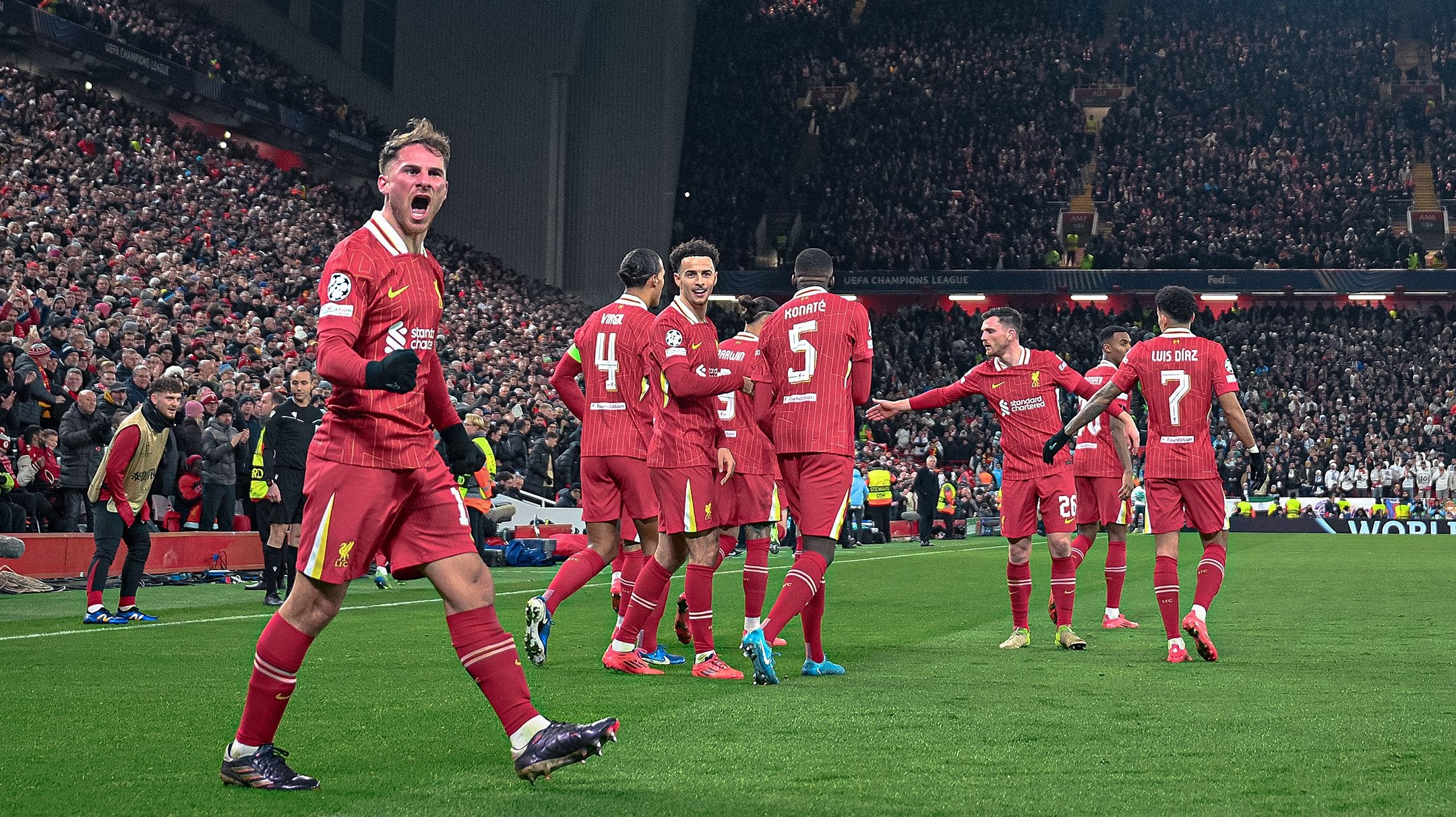 Con gol de Mac Allister, Liverpool venció a Real Madrid y continúa en ...