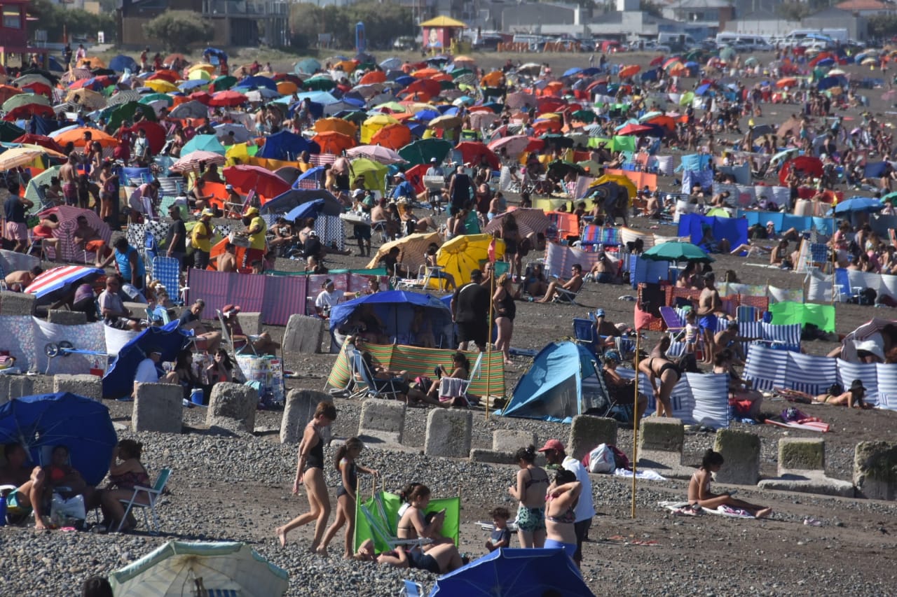 Trelew, la ciudad más calurosa del país y todos a la playa