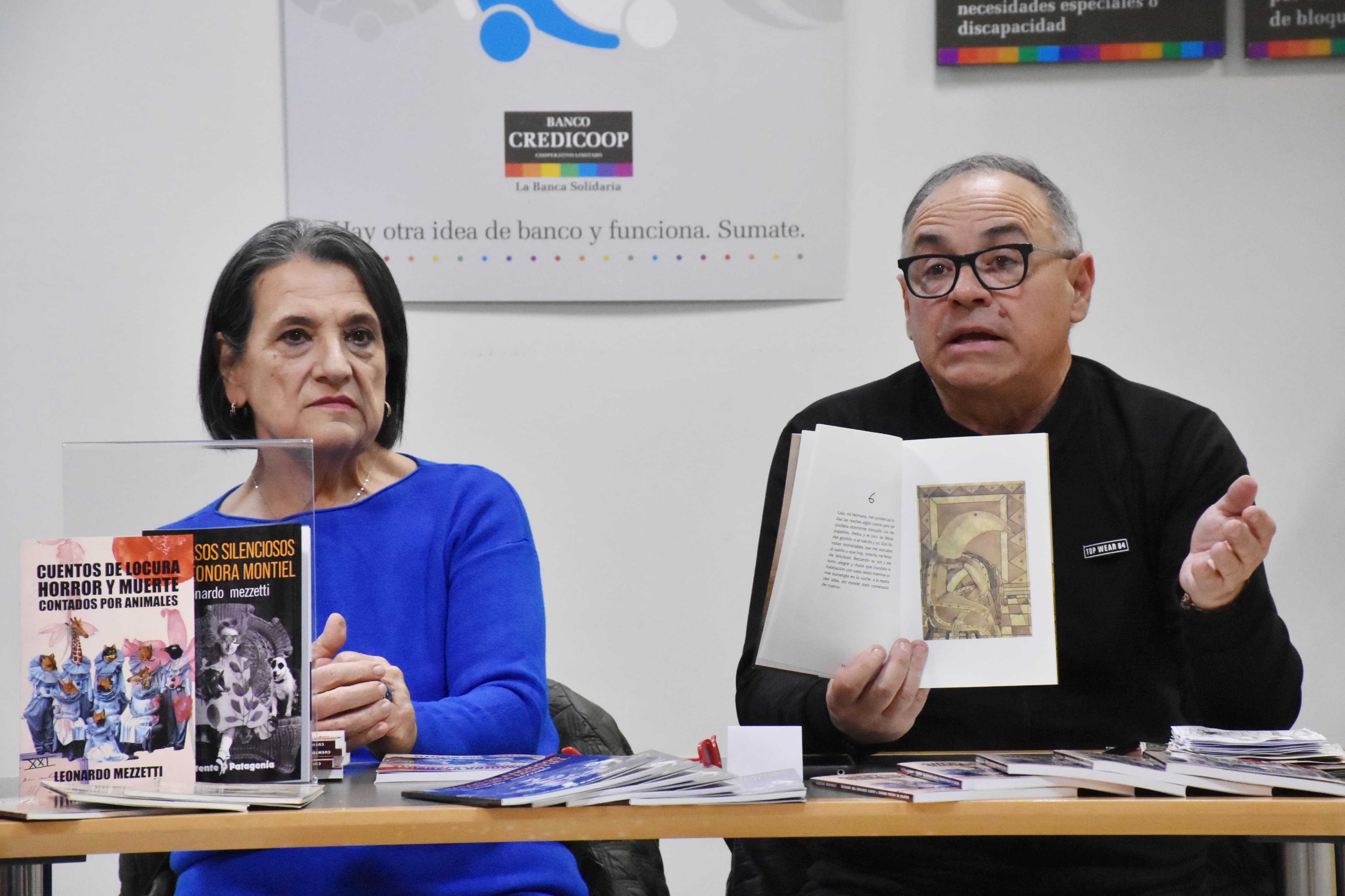 Leonardo Mezzetti y su nuevo libro que compagina cuentos e ilustraciones