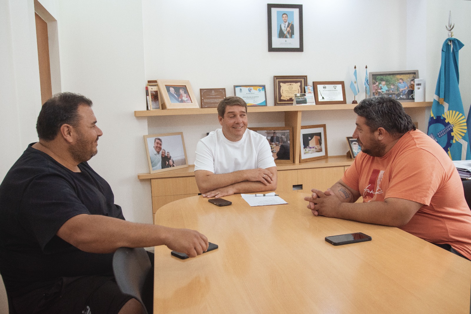 Biss recibió al presidente de Defensores del Parque