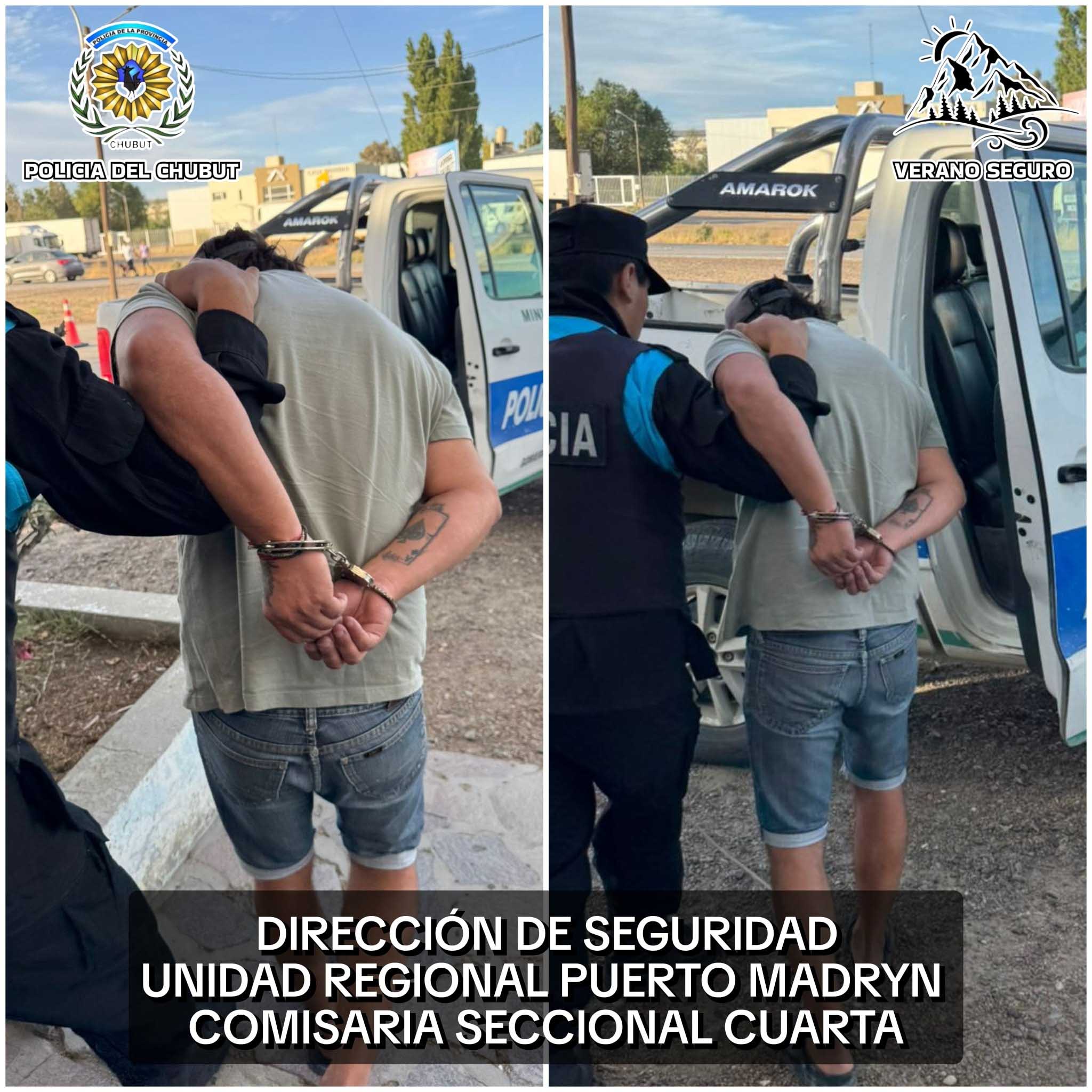 Lo buscaban en Santa Cruz y lo atrapan en Puerto Madryn